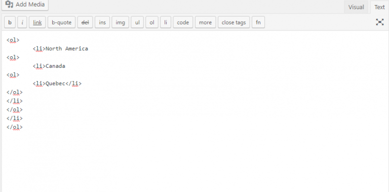 Formatting Ordered Lists – University of Florida Pressbooks User Guide